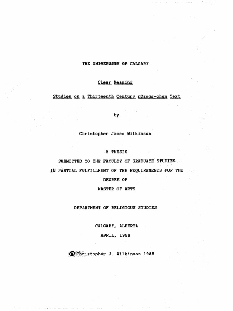 Yang Ti Chris W | PDF | Nyingma | Dzogchen