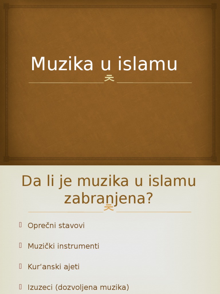Muzika U Islamu | PDF