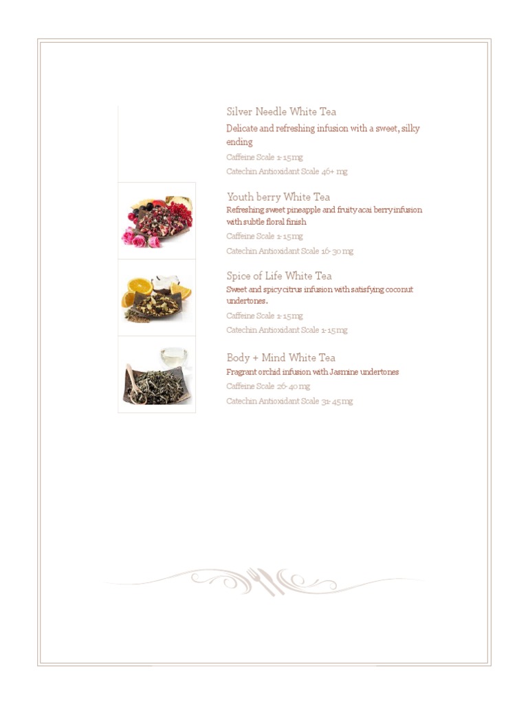 White Tea Varieties and Benefits | PDF