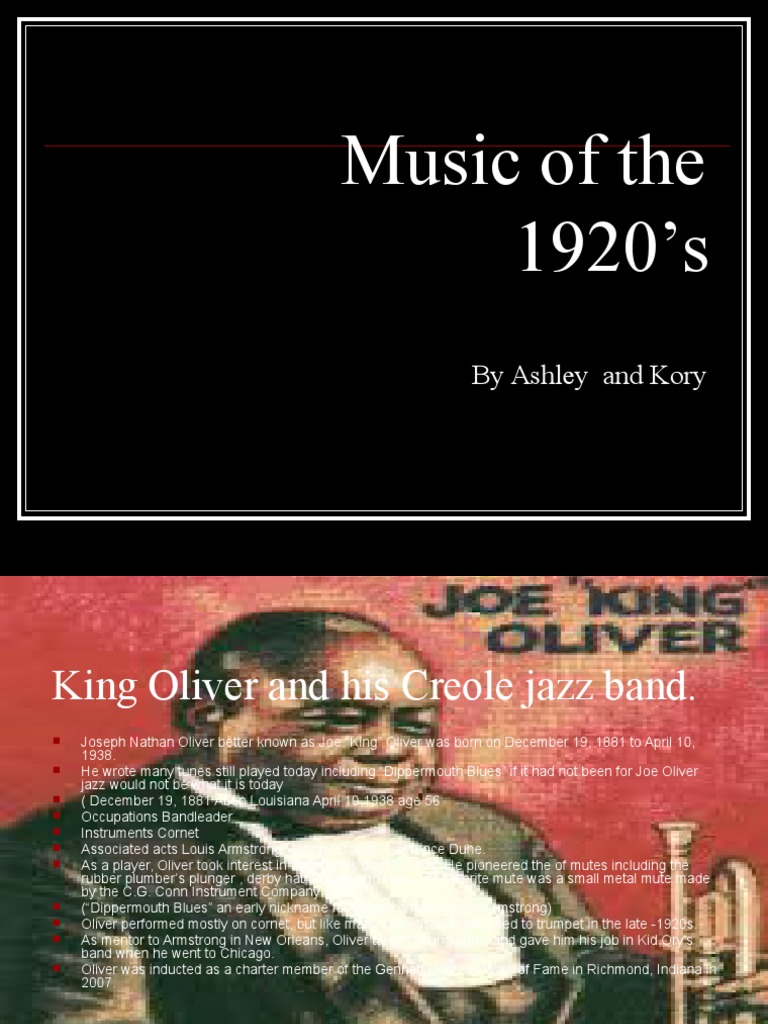 Music of The 1920s | PDF