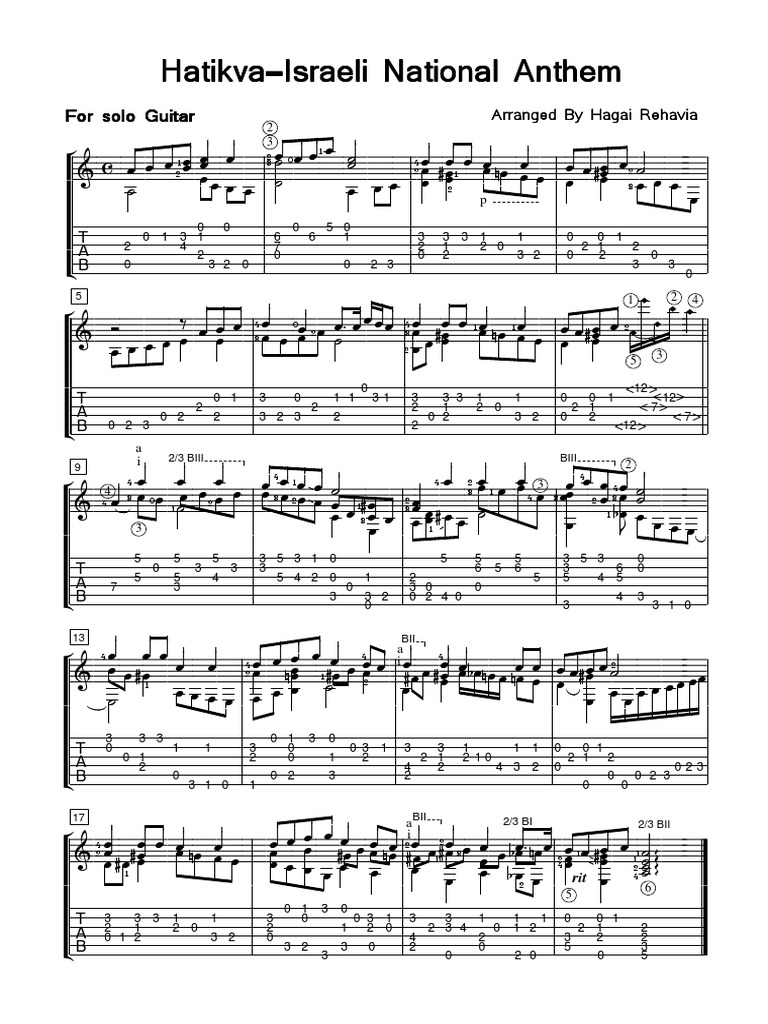 Hatikva | PDF