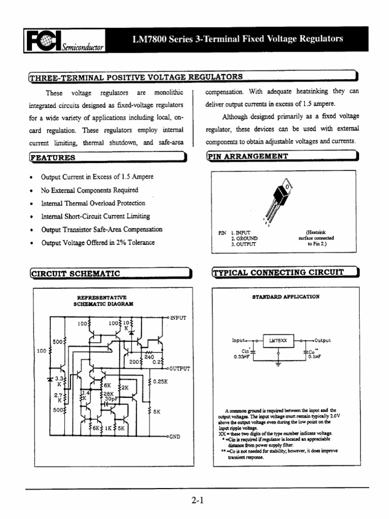 LM7805 | PDF