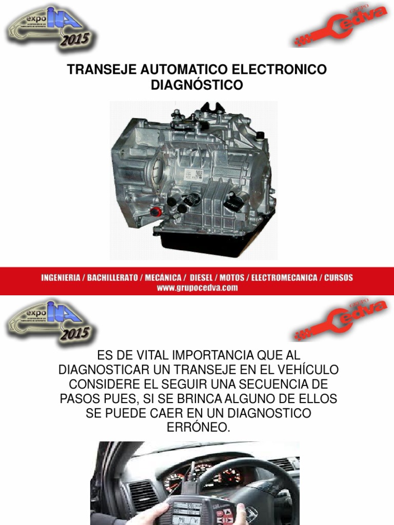 1 Transeje Automatico Electronico -(Diagnostico) 3 a 4 - 15 Abril