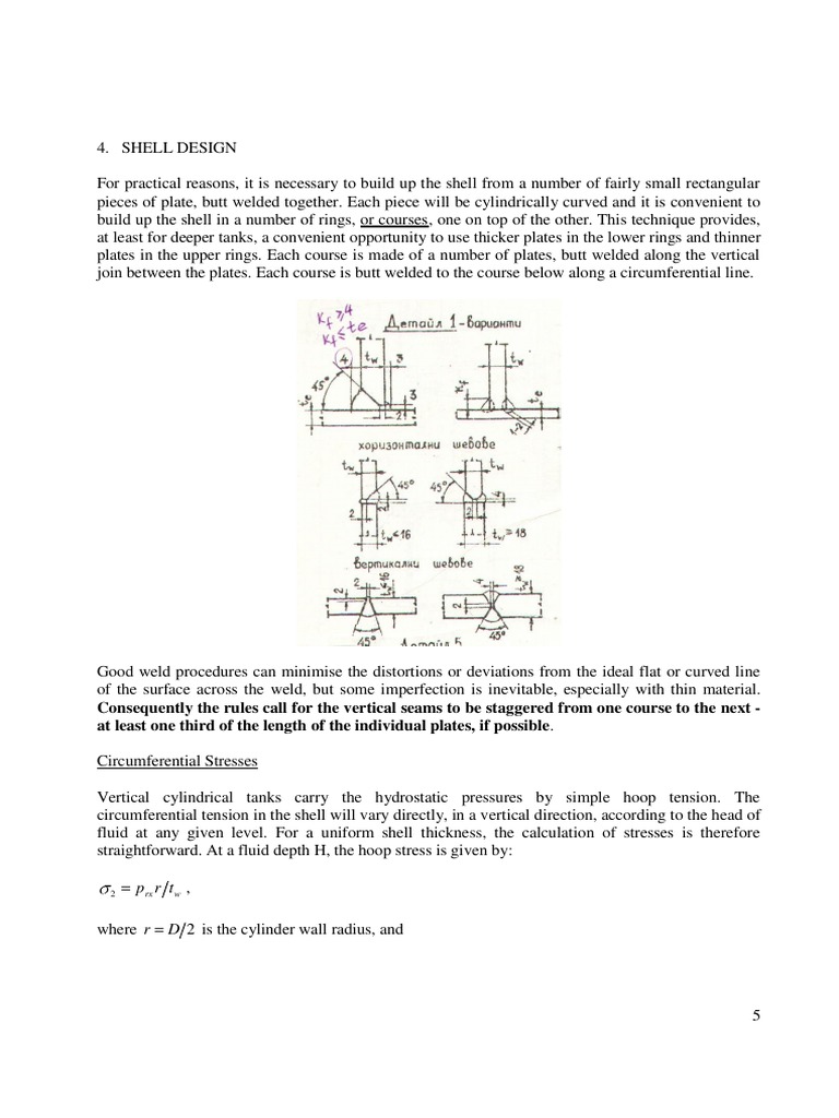 Design Considerations and Structural Elements of Large Cylindrical ...