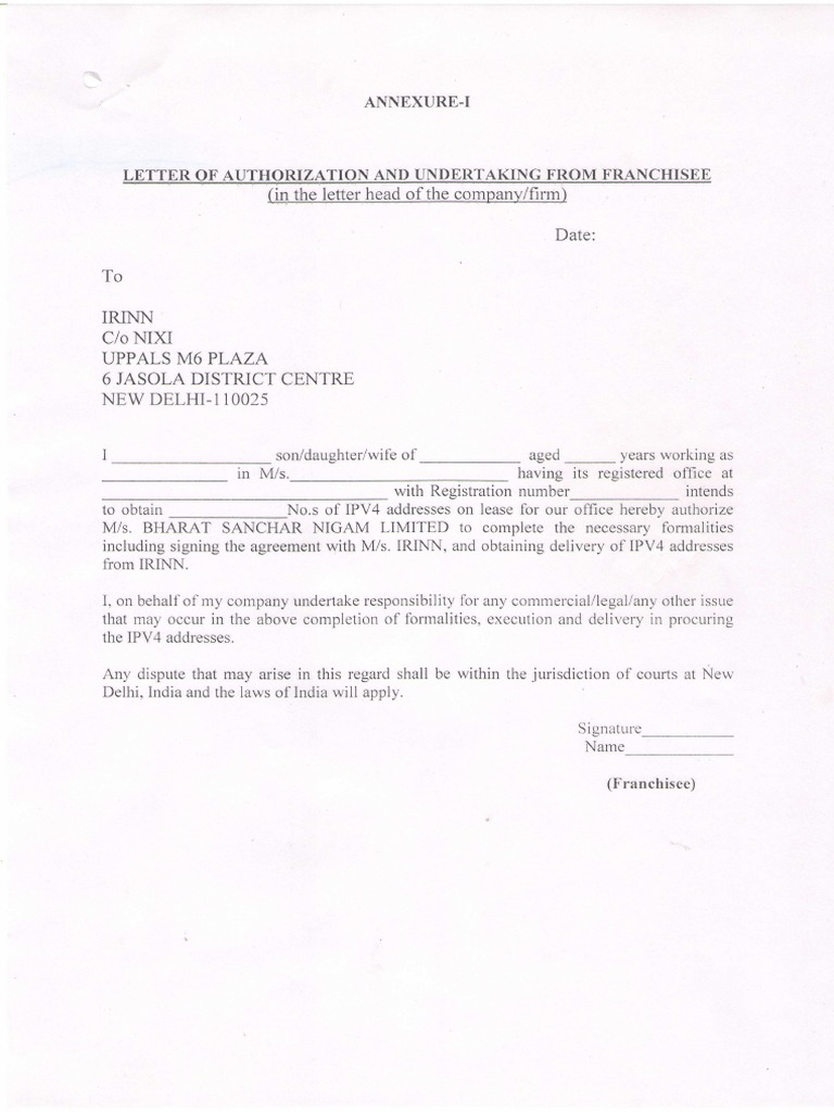 Annexure I - IPV4 PDF | PDF | Business | Finance & Money Management