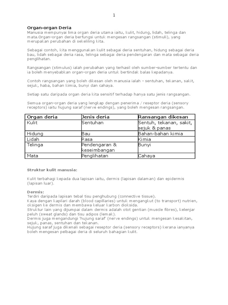 Nota Ringkas Sains Tingkatan 2 | PDF