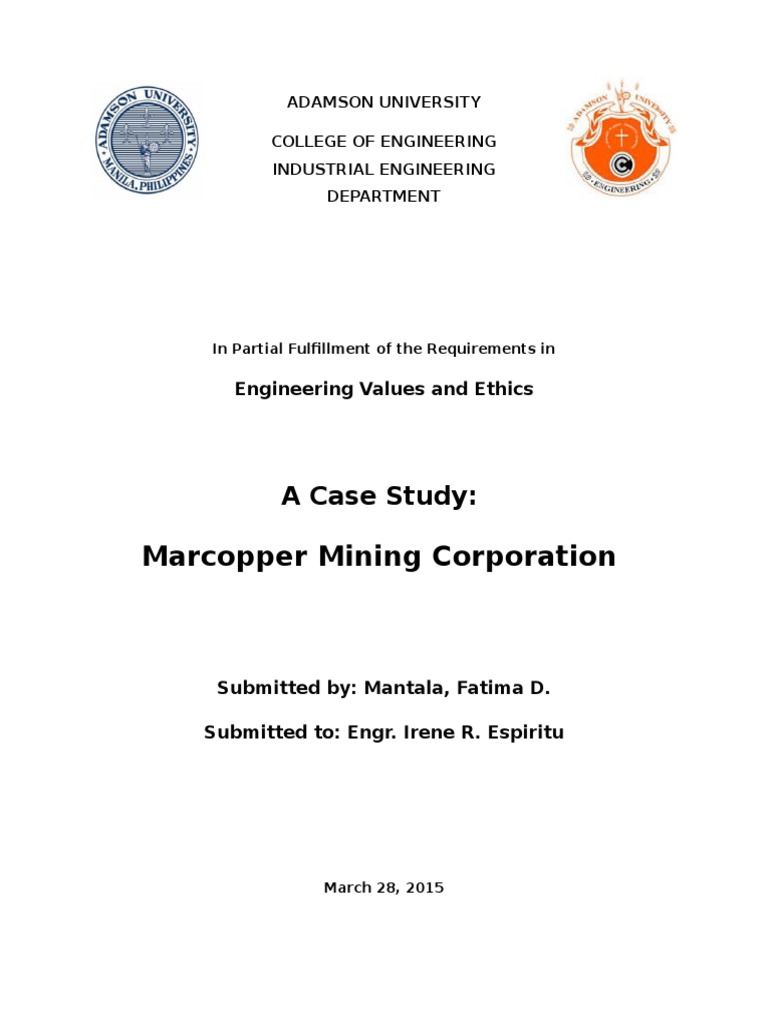 Marcopper Mining Disaster Case Study | PDF | Mining | River