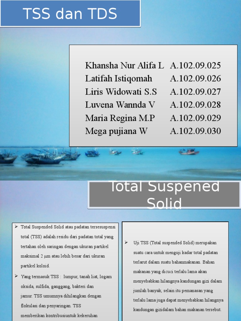 Uji TSS dan Metode Gravimetri | PDF