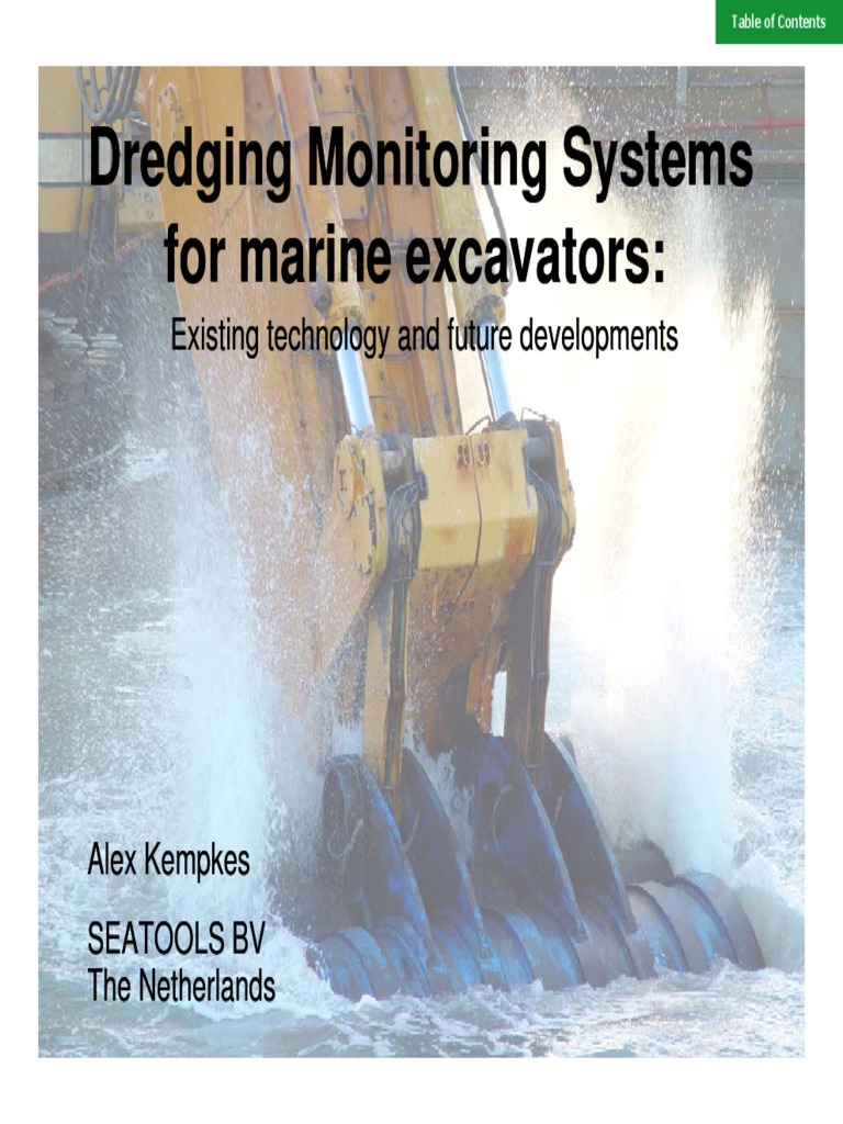 1 - Kempkes - Dredging Monitoring Systems | PDF | Dredging | Computing And Information Technology