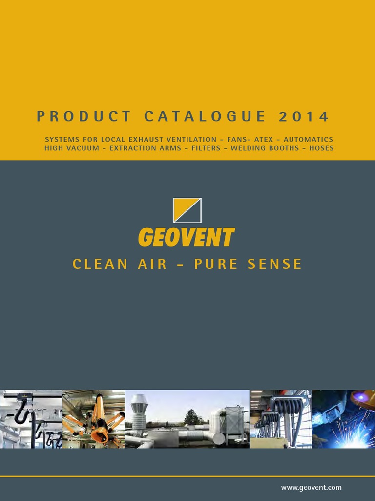 Geovent Catalog | PDF | Duct (Flow) | Filtration