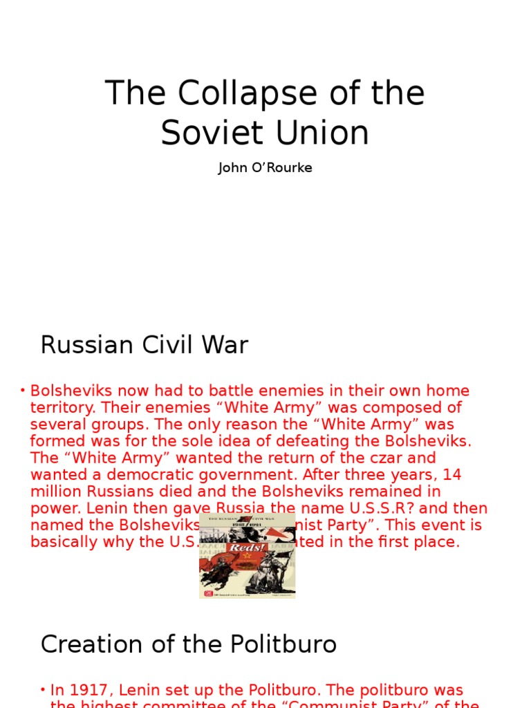 Key Events Leading to Soviet Union's Collapse | PDF | Soviet Union ...