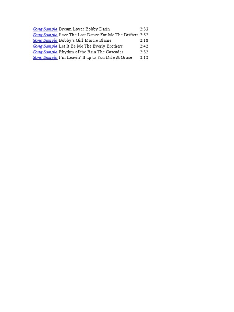 Song Sample Song Sample Song Sample Song Sample Song Sample Song Sample ...
