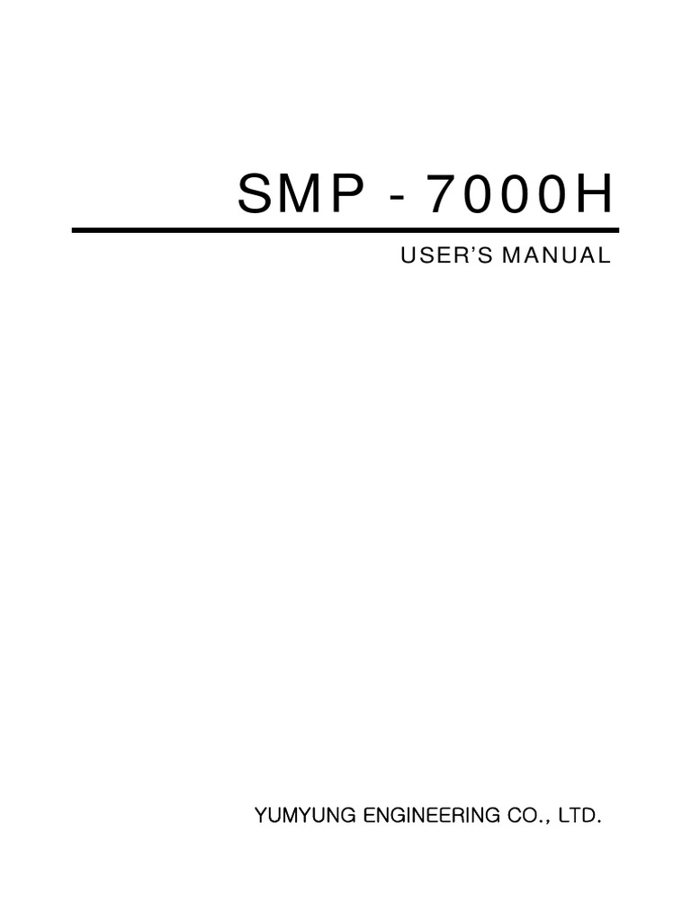 SMP 7000H | PDF | Light Emitting Diode | Frequency