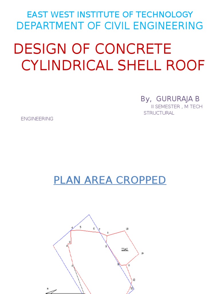 Design of Concrete Shell Roofs For Amphi Theatre | PDF | Bending ...