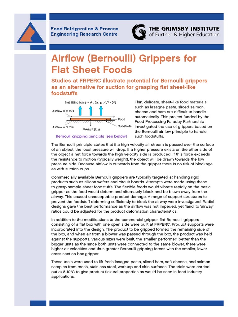 Bernoulli Gripper | PDF | Building Engineering | Mechanical Engineering