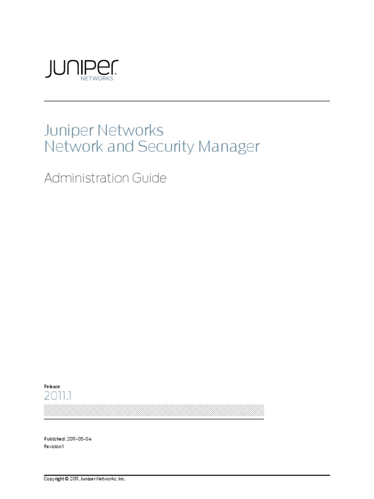 NSM Admin Guide JUNIPER JunOS | PDF | License | Taxes