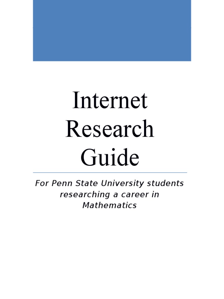 Internet Research Guide | PDF | Science, Technology, Engineering, And ...
