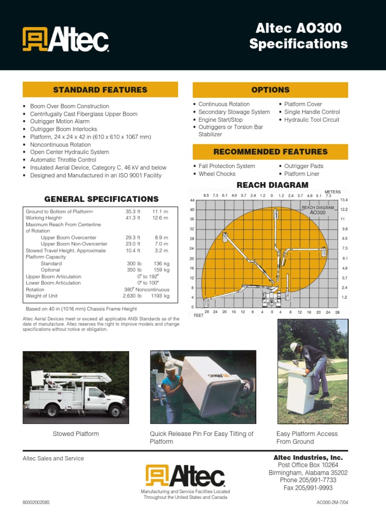 Altec Ao 300 | PDF