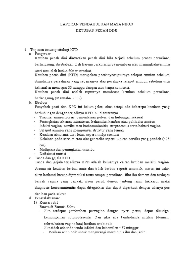 LP SC Dengan KPD | PDF