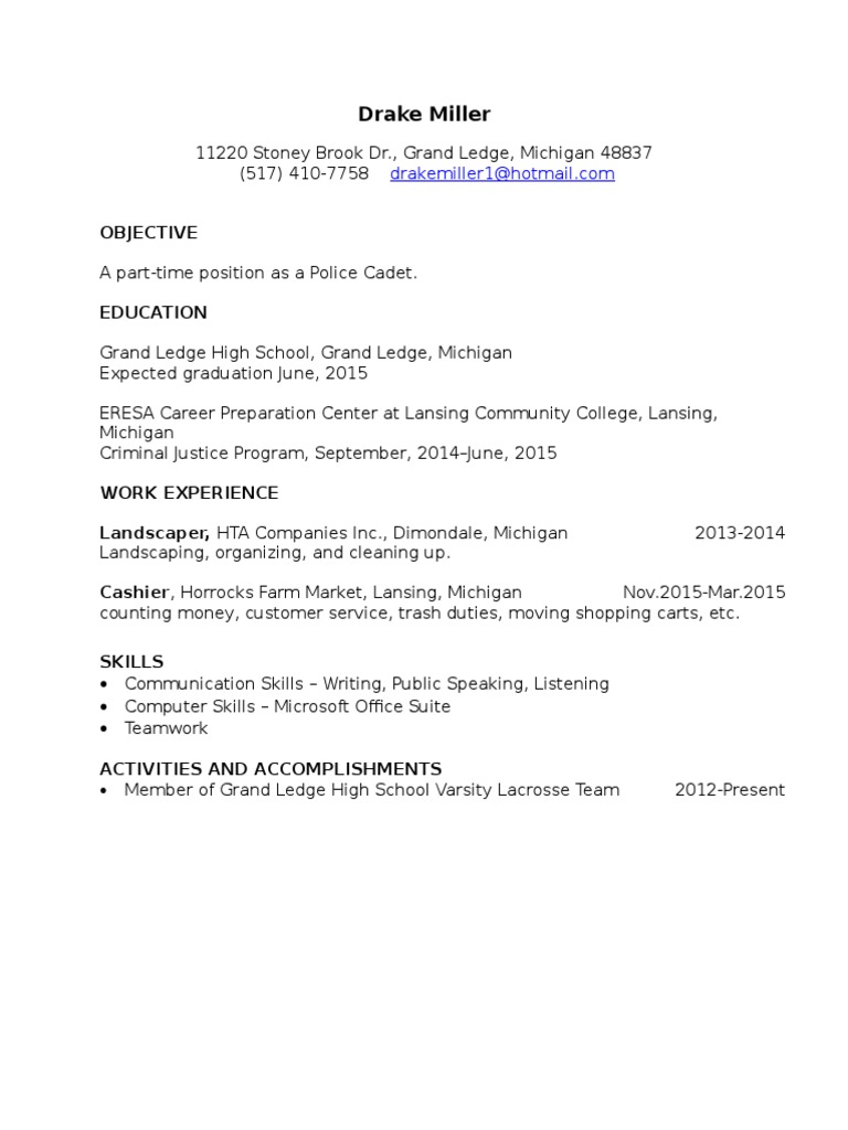 Drake Resume | PDF