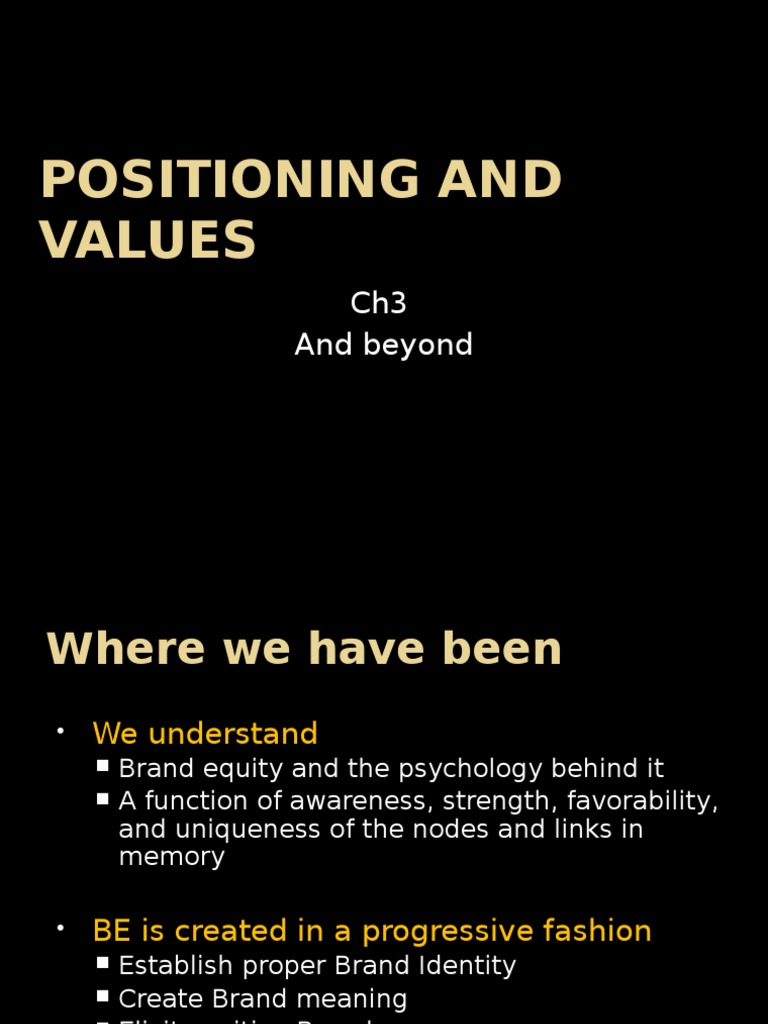 Positioning and Values | PDF | Pepsi | Brand