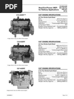Cat C18 ACERT Spec Sheets - Commercial C18 ACERT Marine Propulsion ...