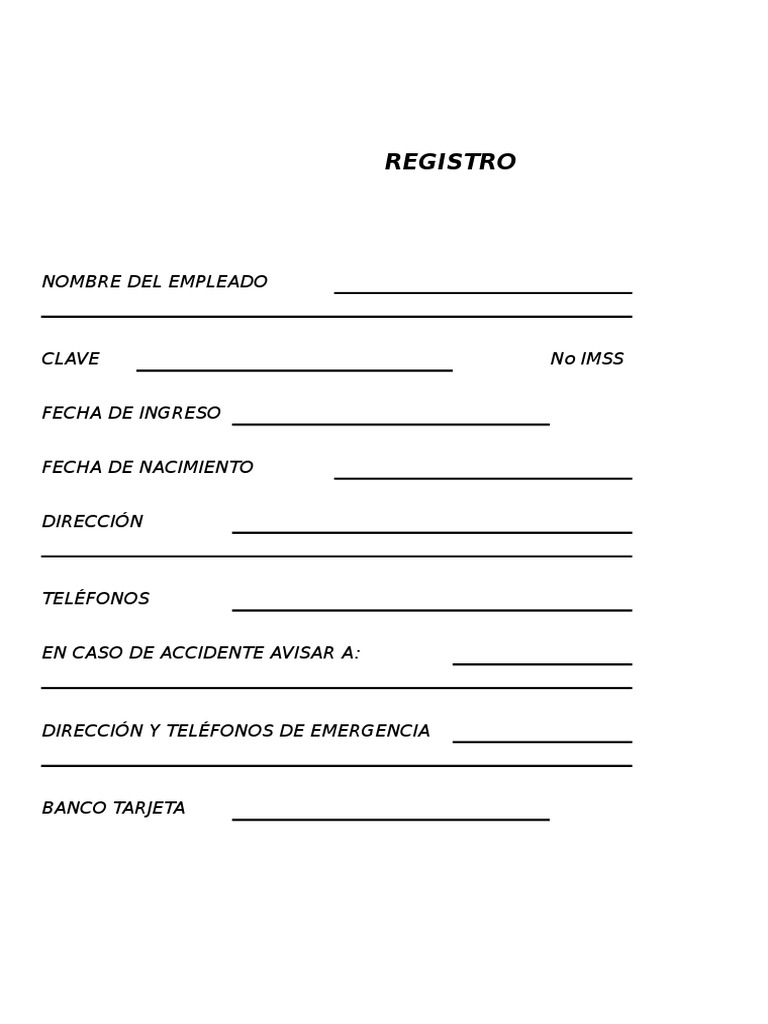 Portada Para Expediente