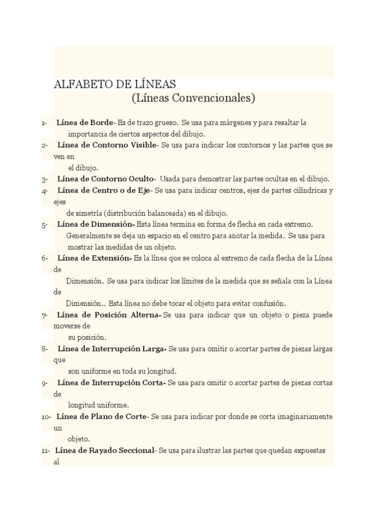 Alfabeto de Líneas | PDF