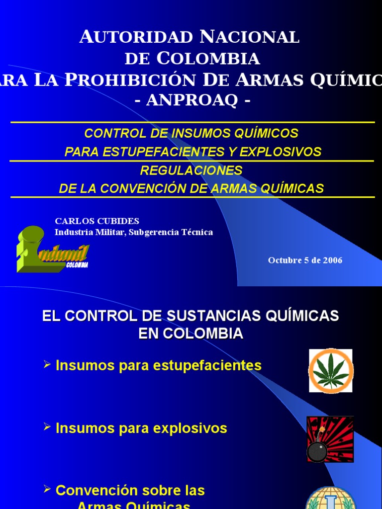 Sustancias Controladas