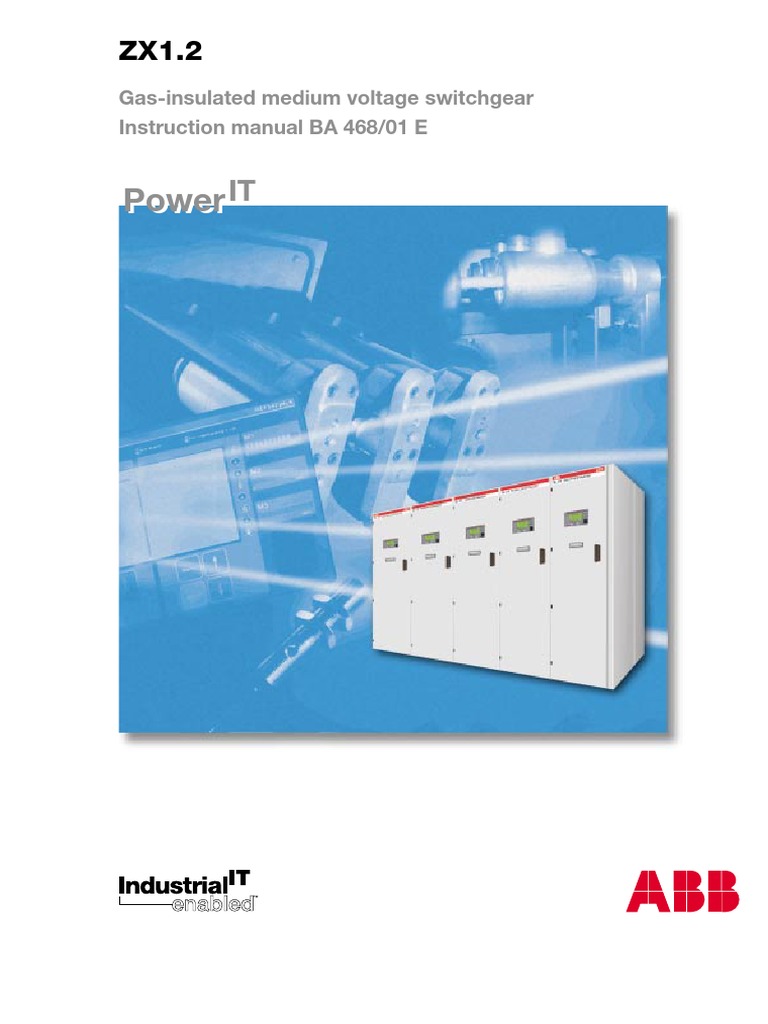 Celdas Abb Sf6 Zx1.2 | PDF | Electrical Connector | Switch
