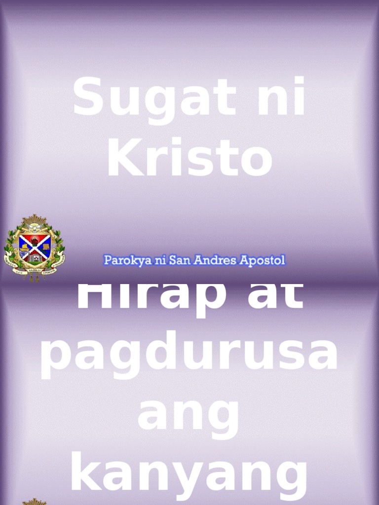 Sugat Ni Kristo | PDF