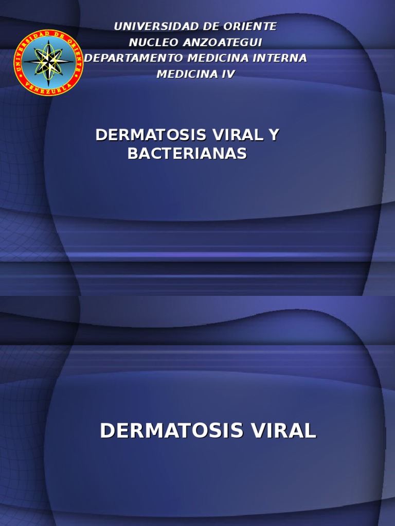 Dermatosis Viral: Herpes y Epidemiología | PDF | Virus | Especialidades ...