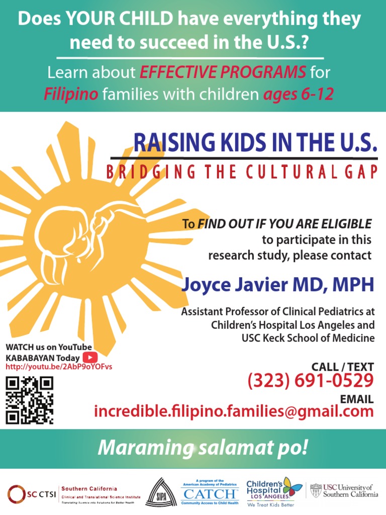 Filipino Study - FLYER | PDF