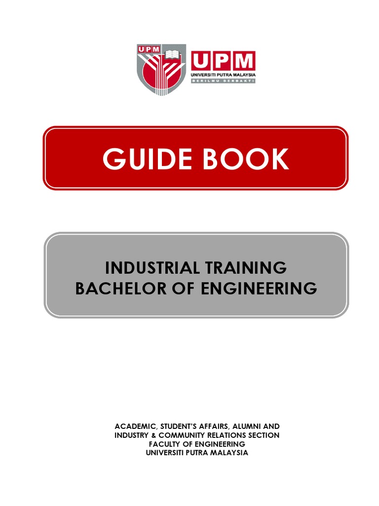 Guide Book For Industrial Training | PDF | Engineering | Design