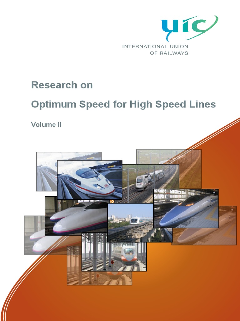 Optimum Speed For High Speed Lines | PDF | High Speed Rail | Steam ...
