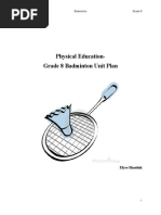 Nitroball Unit Plan | PDF | Volleyball | Sports