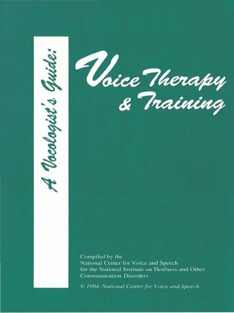 Voice Therapybookweb | PDF | Singing | Larynx