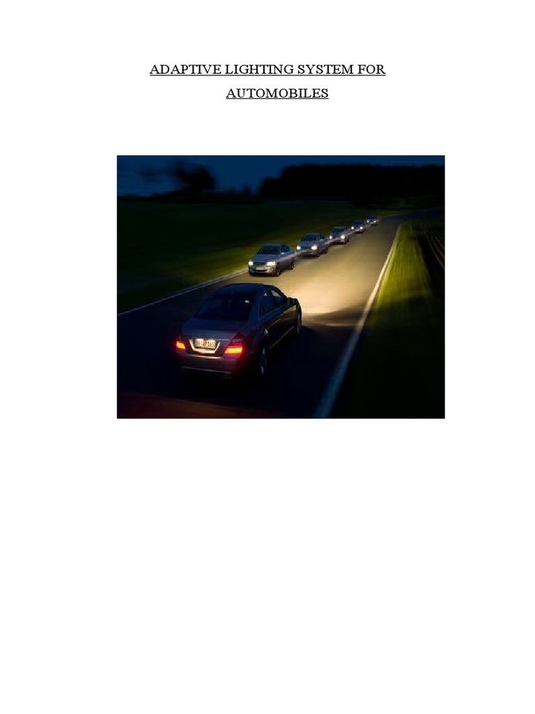 Adaptive Lighting System For Automobiles | PDF | Rectifier | Power Supply