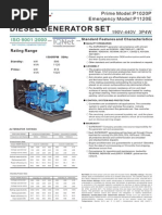 Model: Frequency: Fuel Type: C900 D6B 60 Diesel: Generator Set Data ...