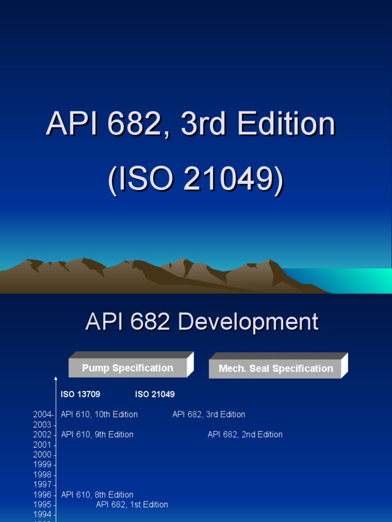 API682 Presentation | PDF | Pump | Mechanical Engineering