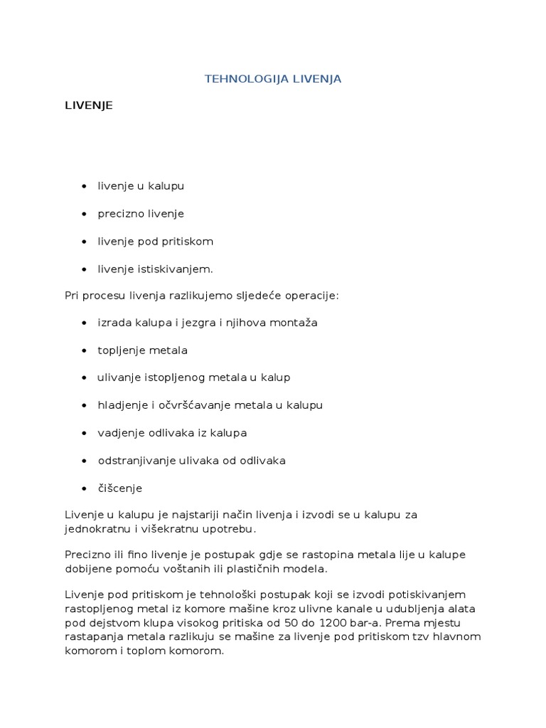 Obrada Materijala | PDF