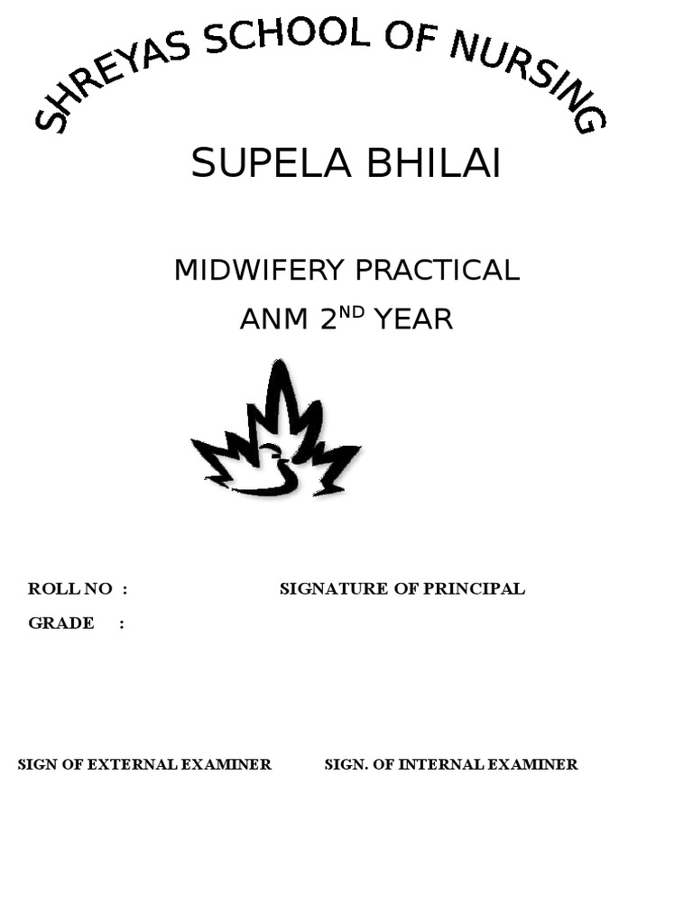 Supela Bhilai: Midwifery Practical Anm 2 Year | PDF