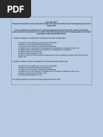 Form Pas 4 Private Placement Format | PDF | Board Of Directors ...