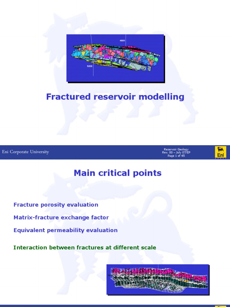 Fractured Reservoir Modelling Techniques | PDF | Conceptual Model ...