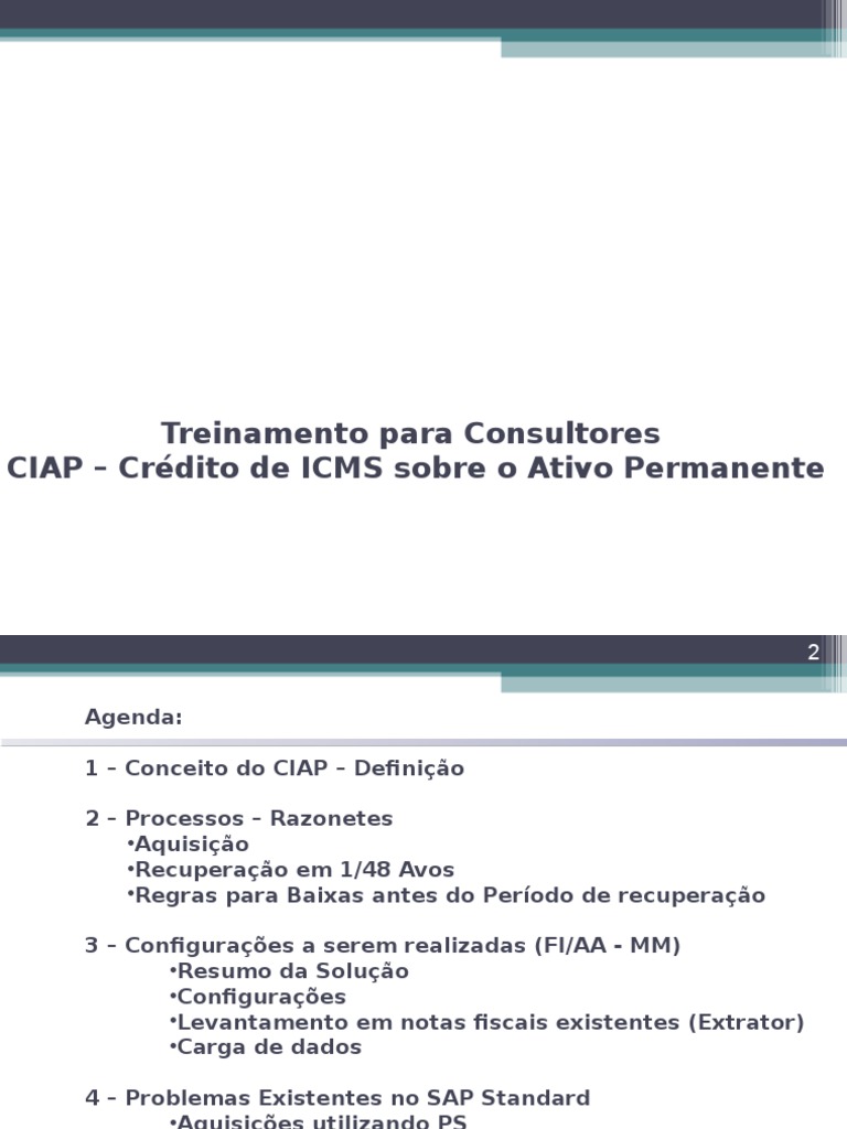 Apresenta CIAP | PDF | Impostos | Programas