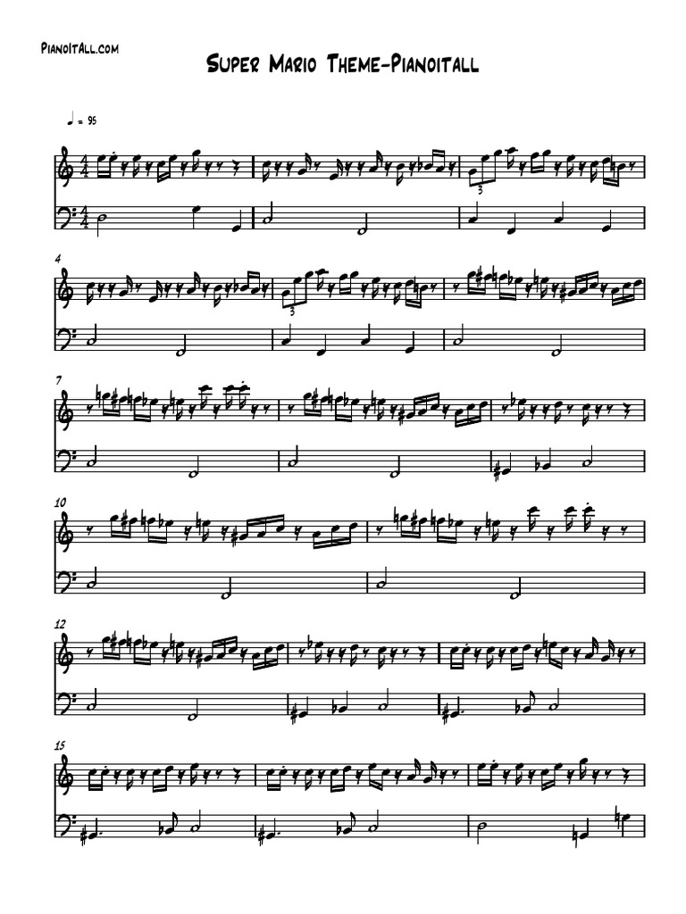 Super Mario Theme | PDF
