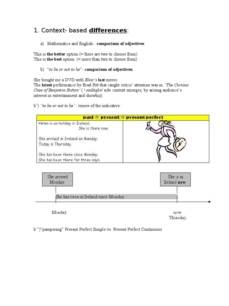Context - Based Differences | PDF | Grammar | Language Mechanics