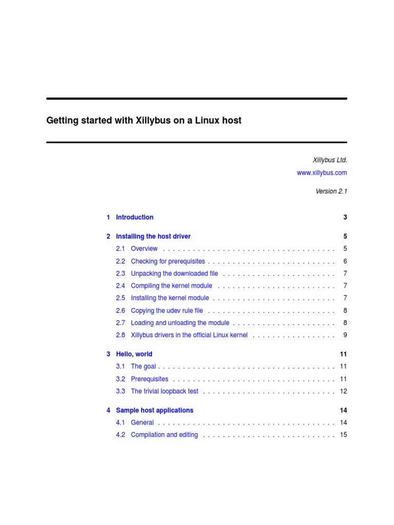 Xillybus Getting Started Linux | PDF | Device Driver | Superuser