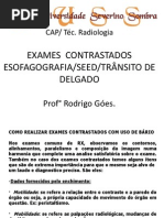 Exame de Esofagografia com Contraste | PDF | Vômito | Esôfago