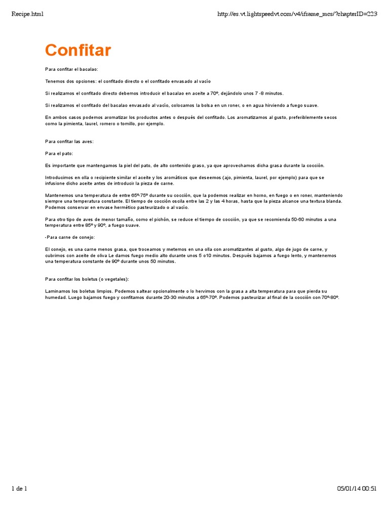 Escuela Masterchef | PDF